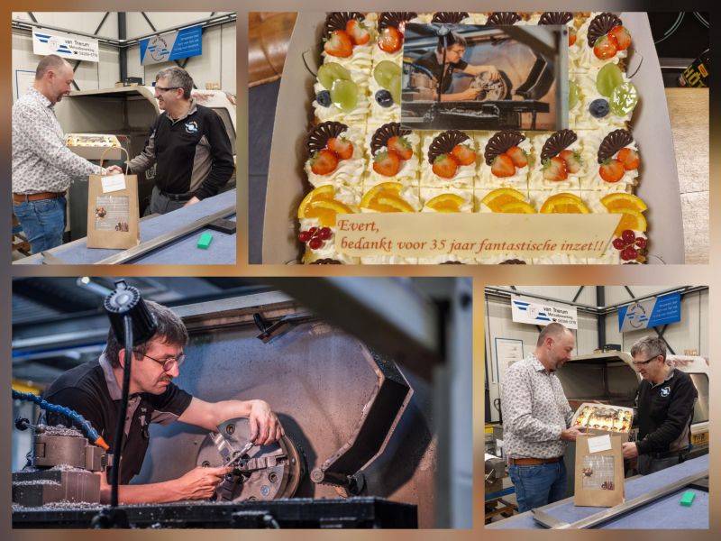 35 jaar vakmanschap en toewijding Evert viert zijn jubileum bij van ...
